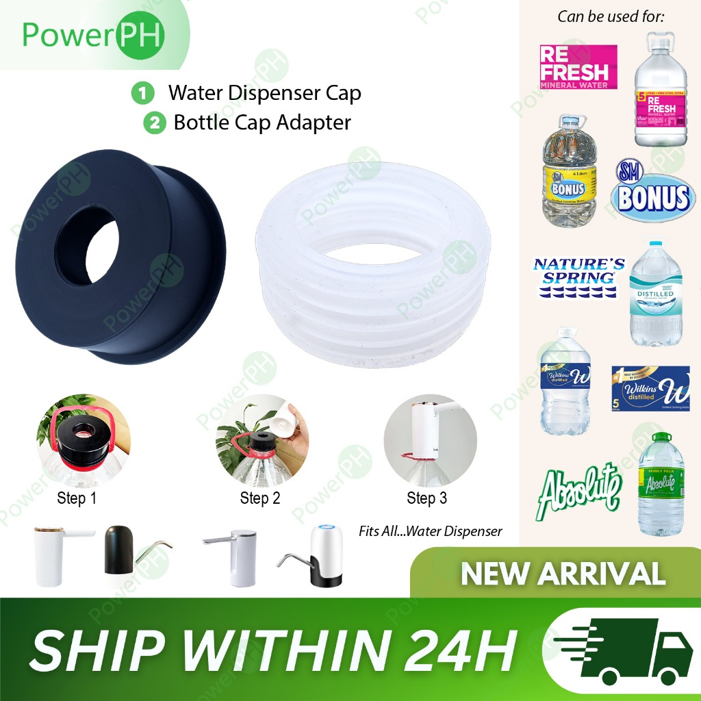 POWERPH Water Dispenser Transfer Bottle Cap For 4L 5L 6L 7L 8L 10L ...