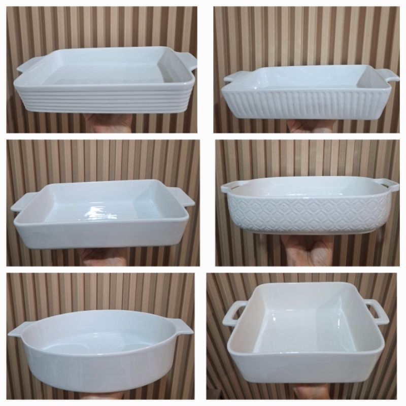 Super big rectangular bandehado 4L and round 10inch serving platters ...