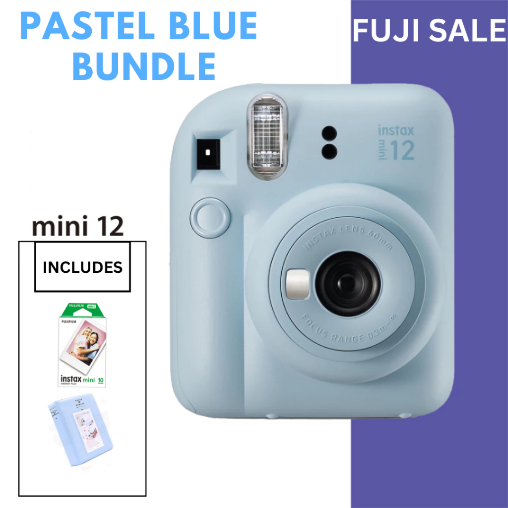 [May Sale] Fujifilm Instax Mini 12 Instant Camera Gift Set – Free 10 ...