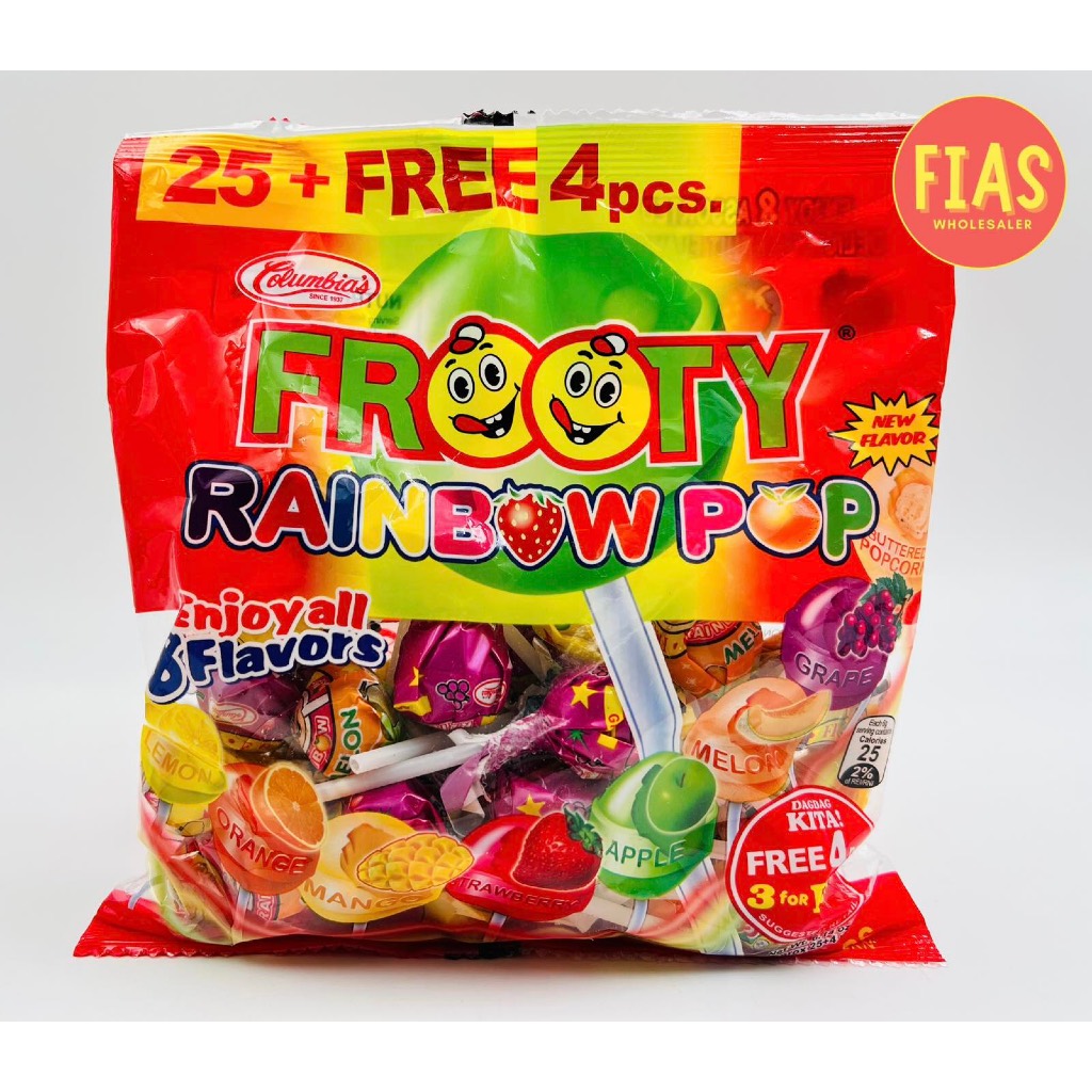 29 pcs Frooty Rainbow Pop | Shopee Philippines