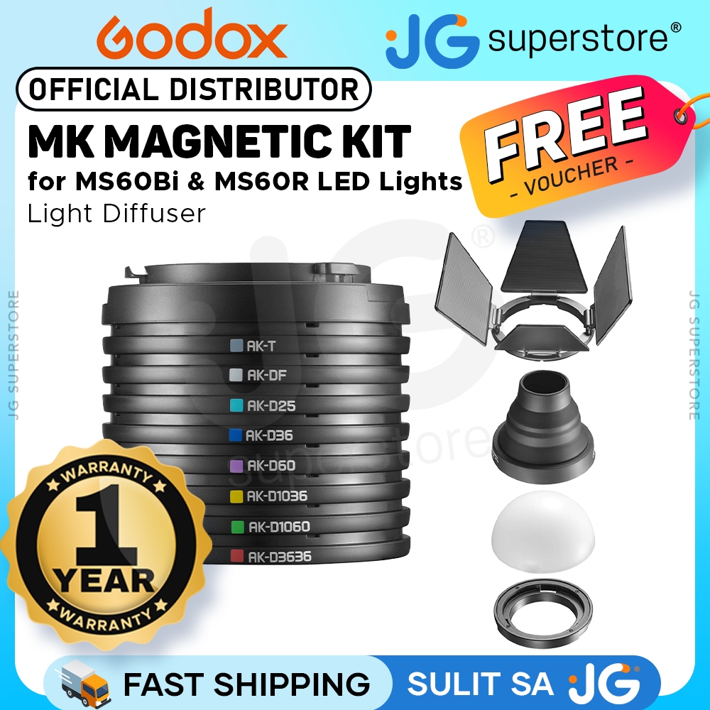 Godox KNOWLED MK Diffuser Kit with Magnetic Mounts and Attachment for ...