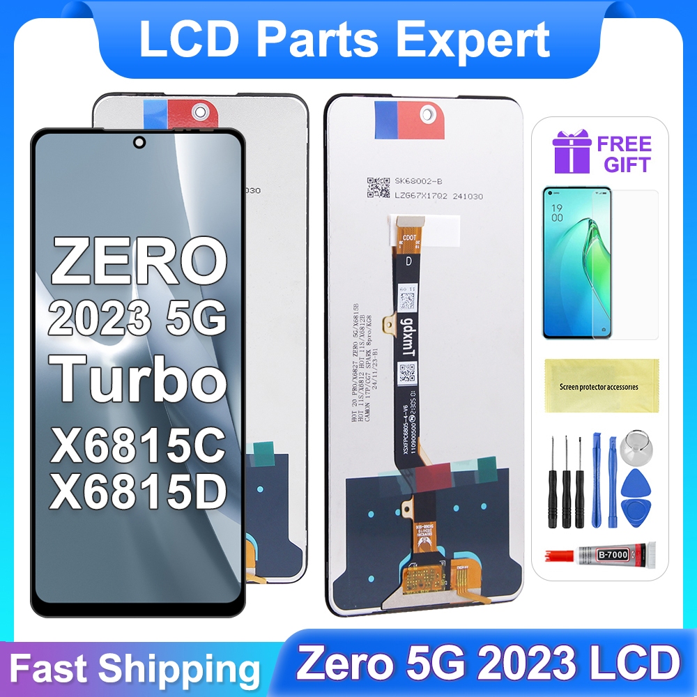 LCD with Frame For Infinix Zero 5G 2023/X6815C X6815D LCD Touch Screen ...