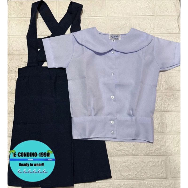 school uniform terno skirt all color uniform 30-35-40-45 with jumper 50 ...