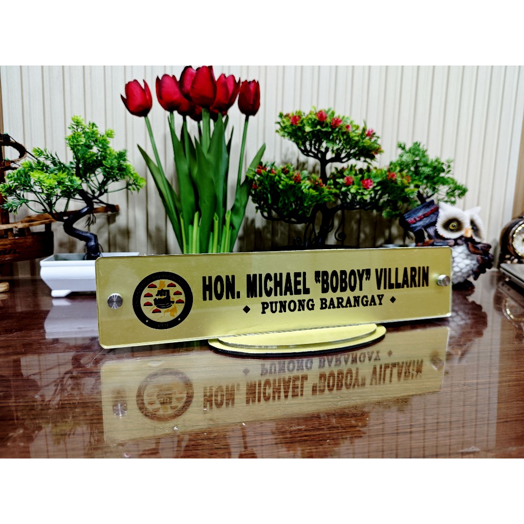 Desk/Table Name Plate (Acrylic) - Premium | Shopee Philippines