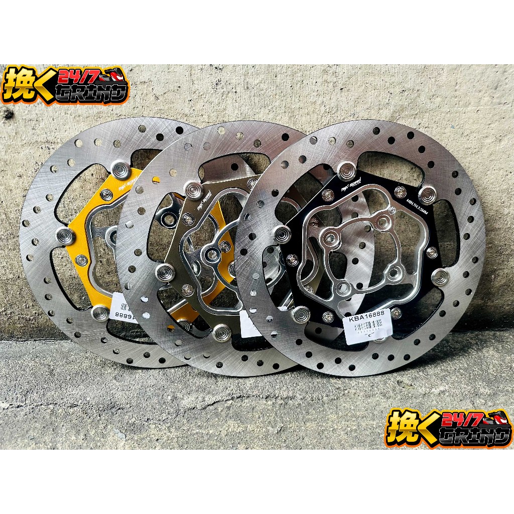 Max Speed CNC Floating Rotor Disc Brake 260MM 4HOLES UNIVERSAL | Shopee ...