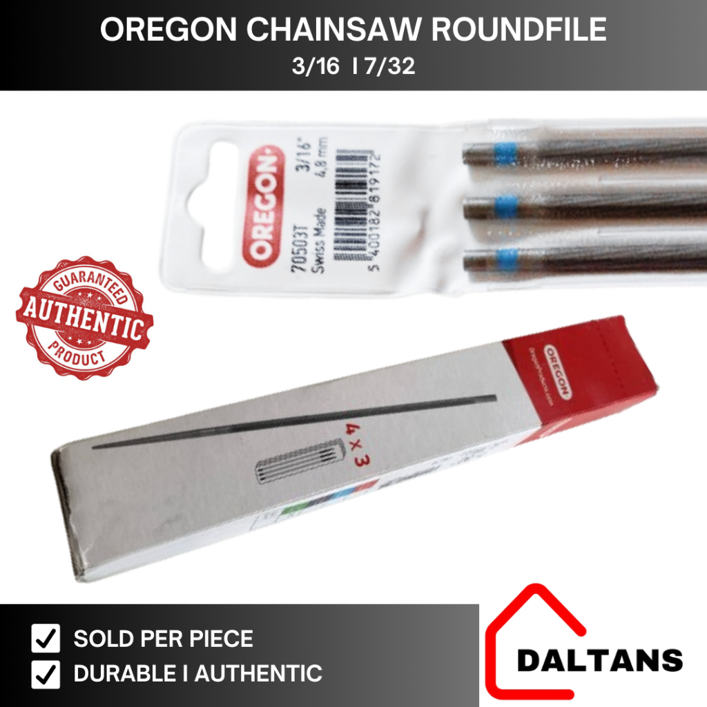 PER PIECE OREGON/STIHL ROUND FILE/KIKIL 3/16 & 7/32 CHAINSAW SHARPENER ...