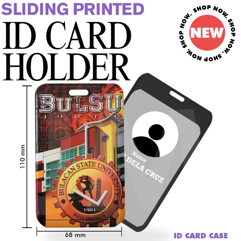 New Design BULSU Id Card Case id Holder Name Tags | Shopee Philippines