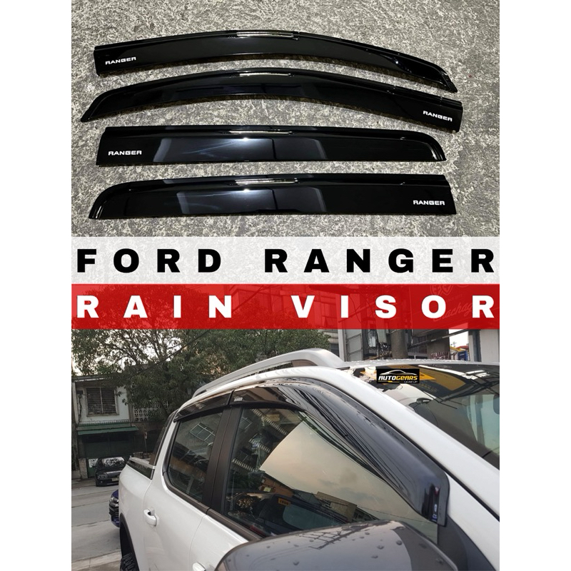 Ford Ranger RAIN VISOR 2016 - 2025 (Thailand Made) | Shopee Philippines
