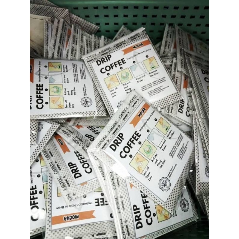 Drip Coffee - Individual transparent packaging (Sold Per Piece ...