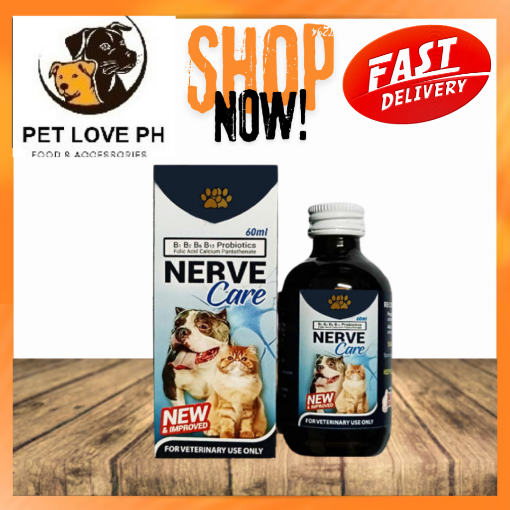 nerve care syrup petsmed - vit B-complex with probiotics for dog and ...