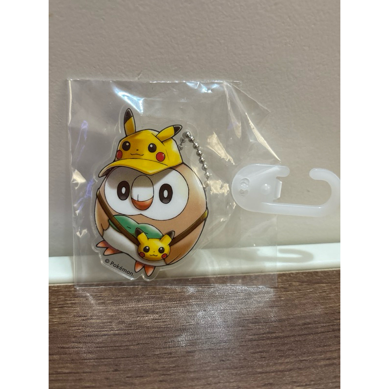 Official Rare Pokemon Rowlet Pikachu Acrylic Keychain | Shopee Philippines