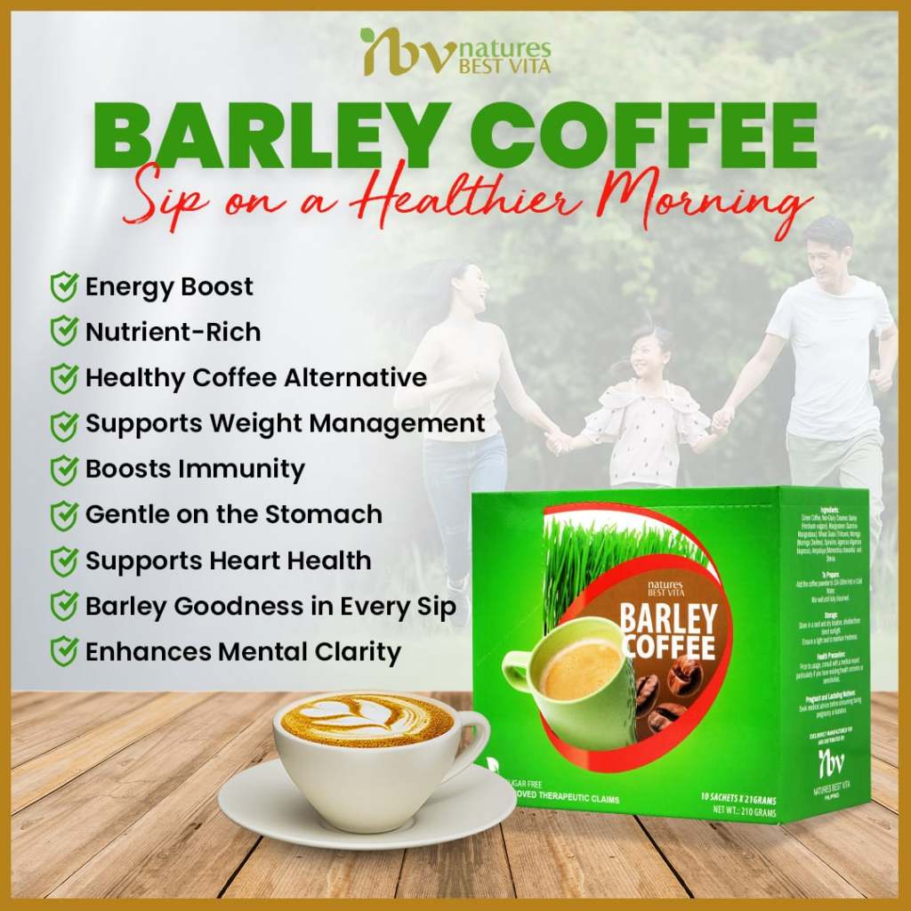 Barley Coffee Sugar Free Coffee with stevia by natures Best Vita ...