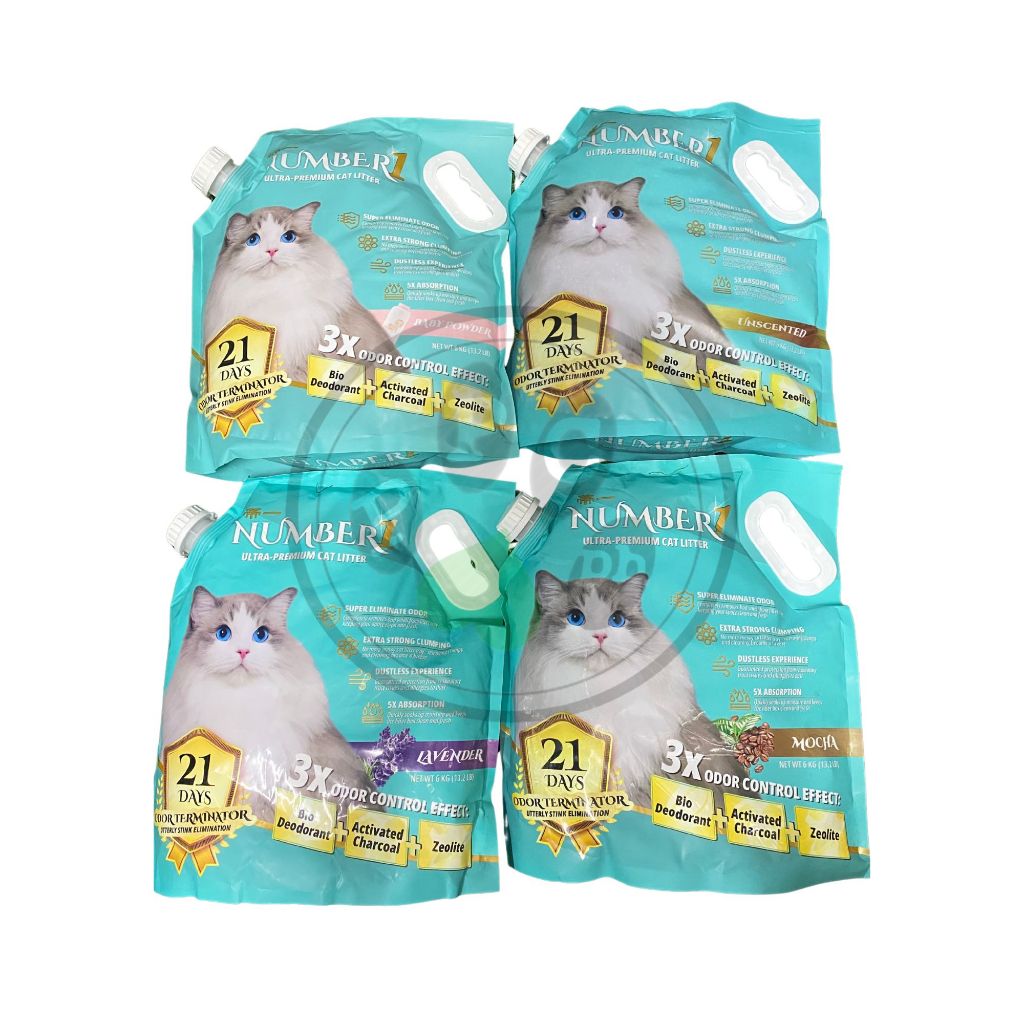 Number 1 Ultra Premium Cat Litter 6kgs (13.2 lbs) | Shopee Philippines
