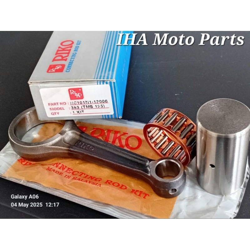 Connecting Rod Kit "TMS 125,CG 125,SR 125,TMX 125 Alpha" Riko Made in ...