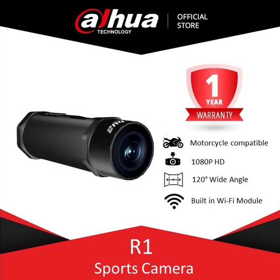 Dahua Sports Camera R1 | 1080P HD | 120° wide angle FOV with built-in ...