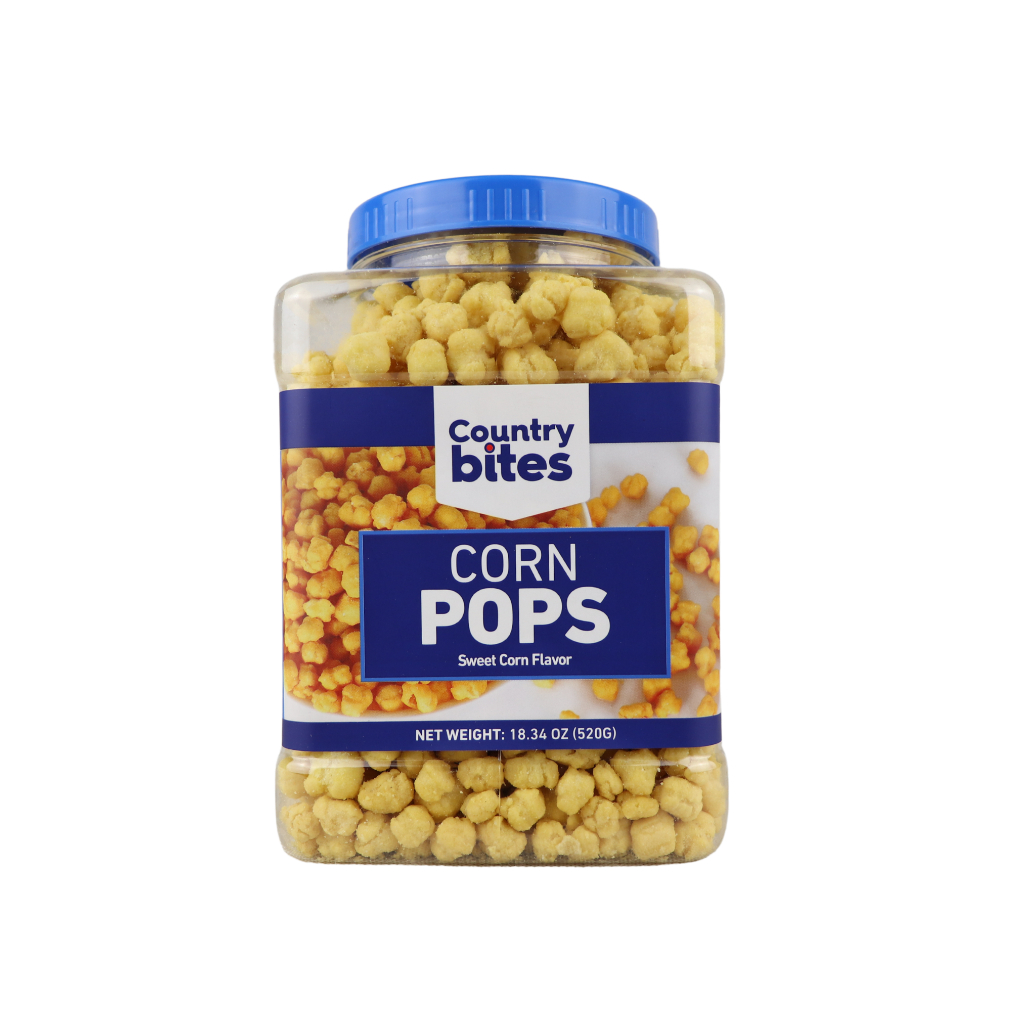 Country Bites Corn Pops Sweet Corn Flavor 520G | Shopee Philippines