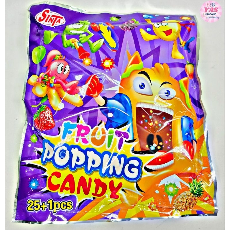 25+1pcs FRUIT POPPING CANDY/loot bag fillers / paninda / giveaways ...
