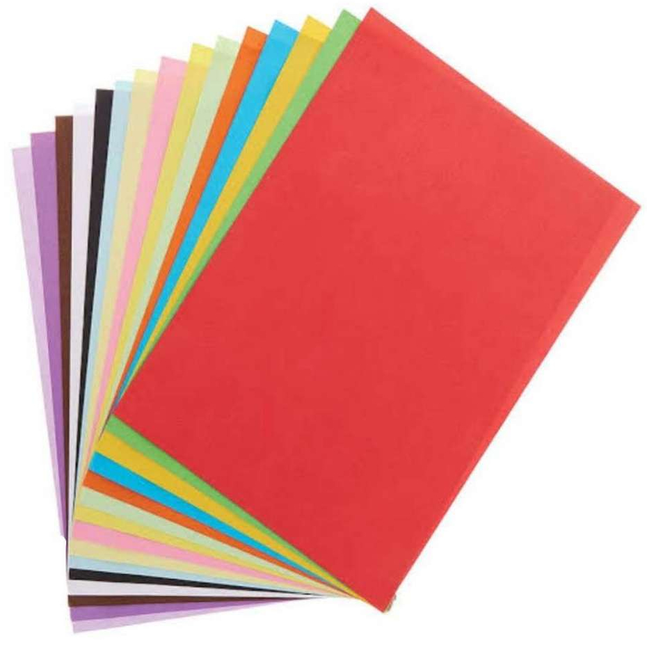 CONSTRUCTION PAPER ASSORTED COLOR 10PCS IN 1 PACK SHORT AND LONG ...