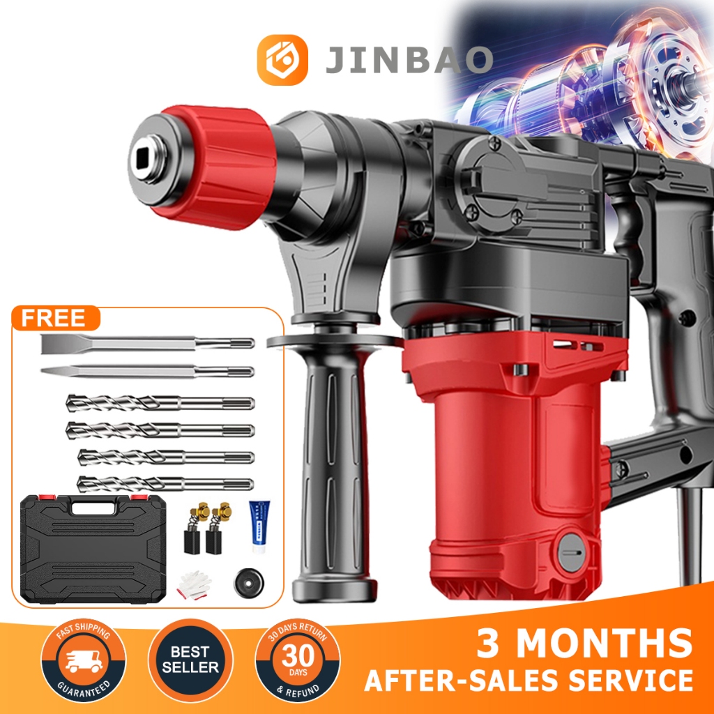 Demolition Electric Hammer 2200W 220V Heavy Duty Rotary Hammer Drill ...