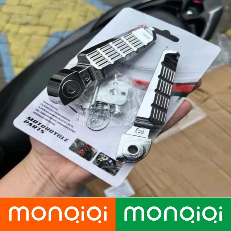 2PC Honda Footstep step Gcraft Moto Footrest Universal Motorcycle Rear ...