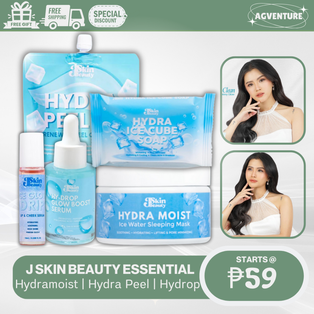 J Skin Beauty Set | Hydrop Serum, Hydramoist, Hydra Peel Off, Soap ...