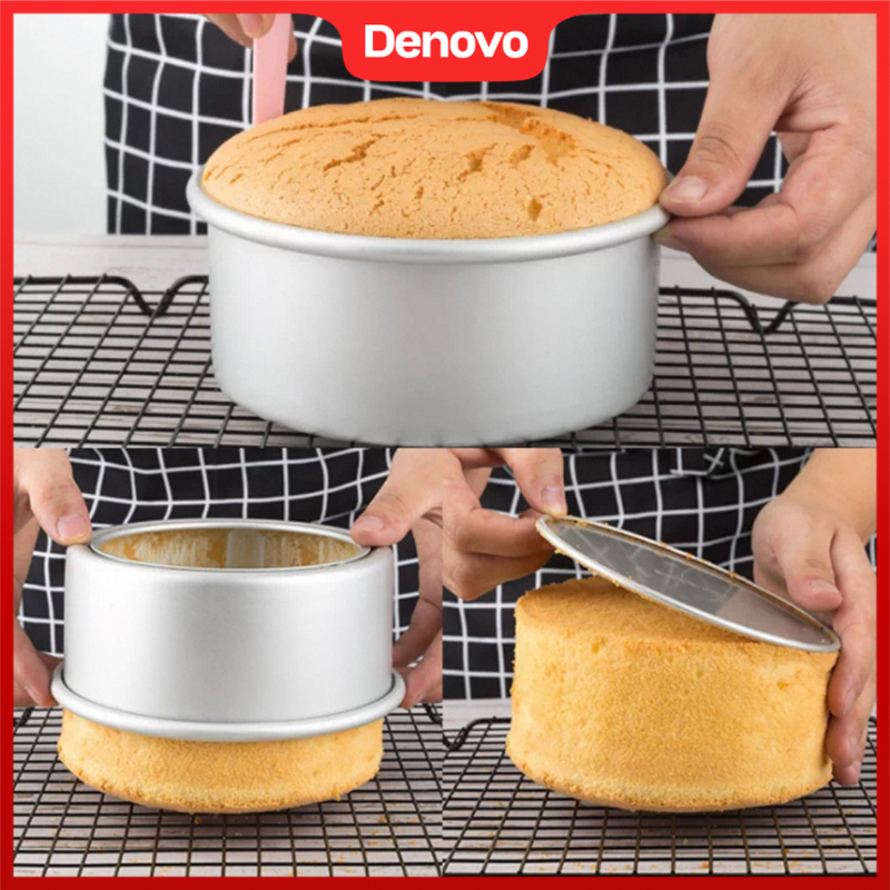 Baking Pan 6/8/10 Inch Round Cake Molder Non-Stick Aluminum Alloy Molds ...