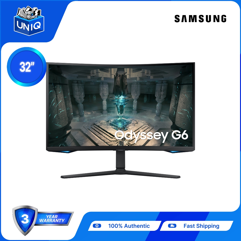 Samsung Smart Gaming Monitor Odyssey G6 32" QHD (LS32BG652EEXXP), 240Hz ...