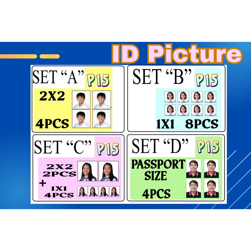 1x1 2x2 Picture Photo | Shopee Philippines