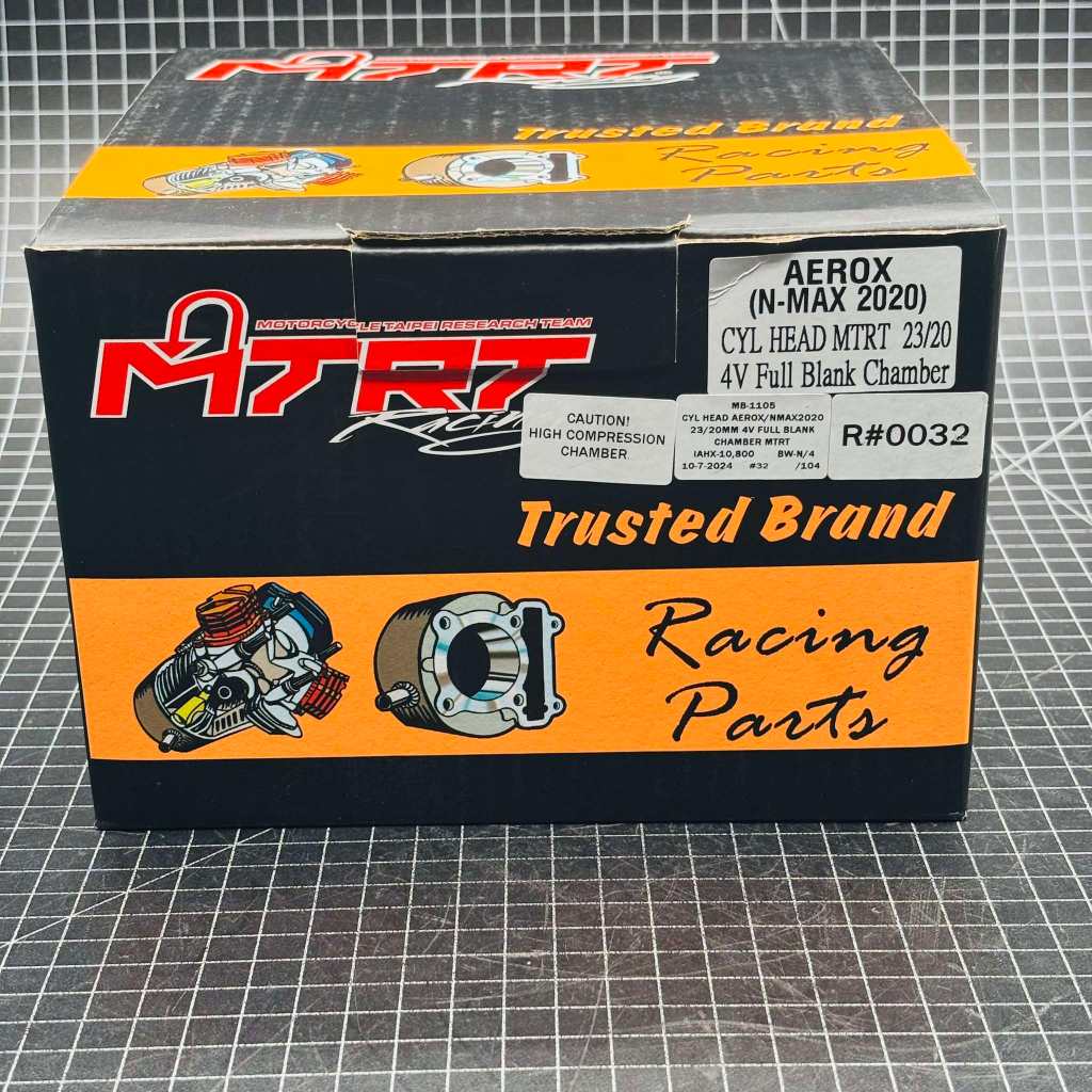 MTRT CYLINDER HEAD 23/20 4V FULL BLANK CHAMBER NMAX/AEROX V2 | Shopee ...