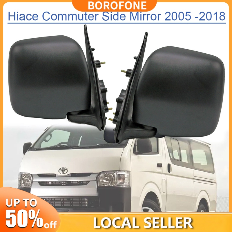 Side Mirror HiAce Commuter Side View Mirror Toyota Hiace Chrome 2004 ...