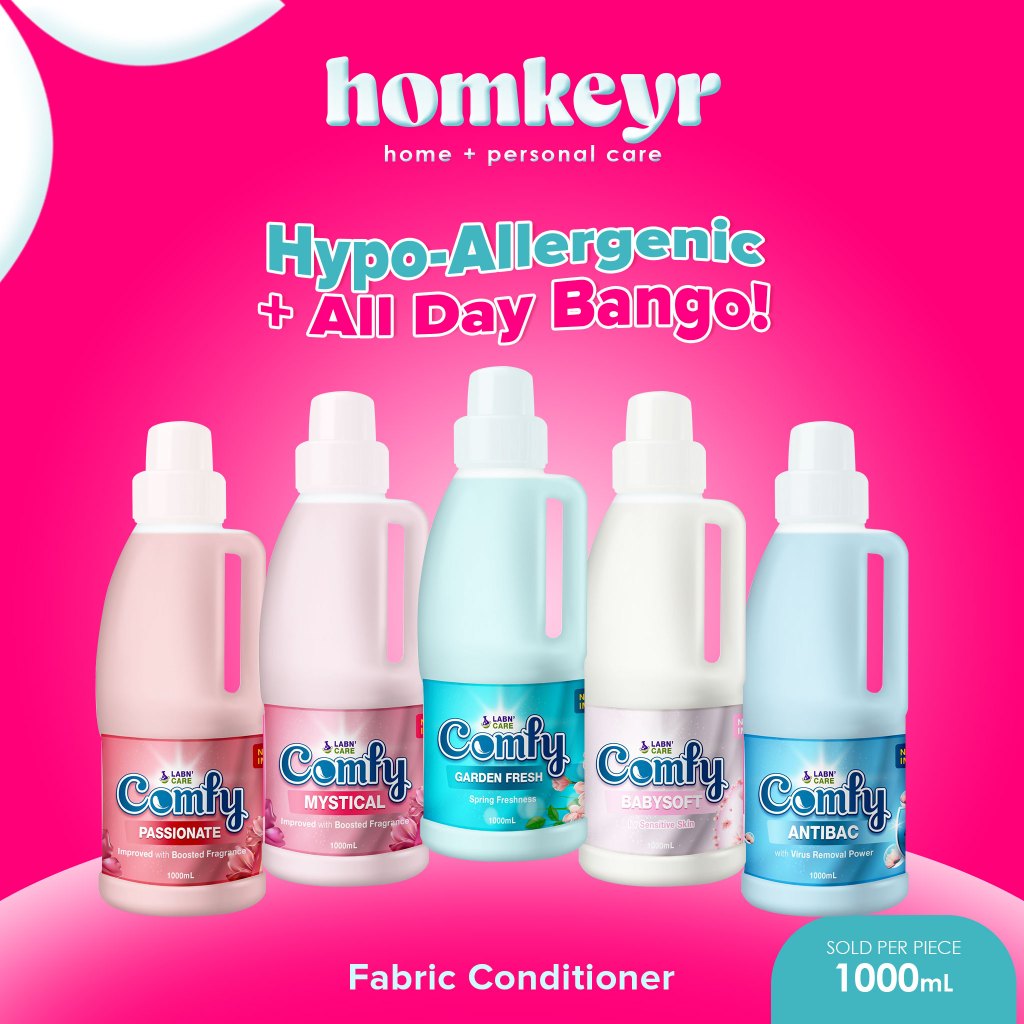 HOMKEYR Comfy Fabric Conditioner Liquid Softener Fabcon 1000ml Mild ...