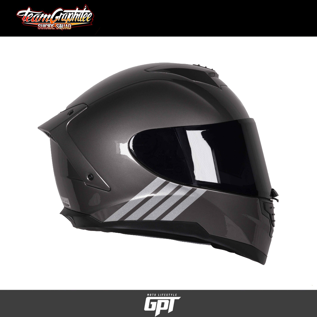 SHIFTER Helmet R1 GLOSS TITANIUM | Shopee Philippines
