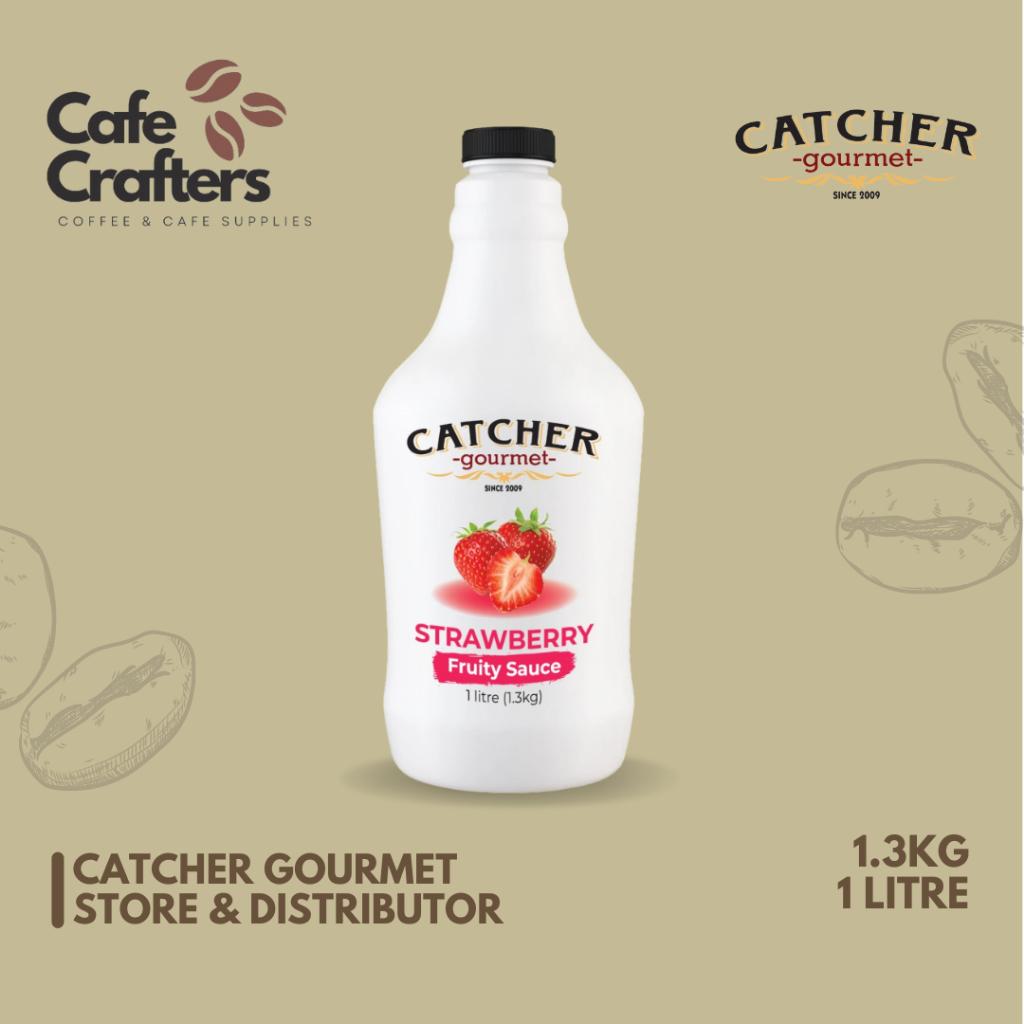Catcher Gourmet Strawberry Sauce 1L (1.3KG) | Shopee Philippines