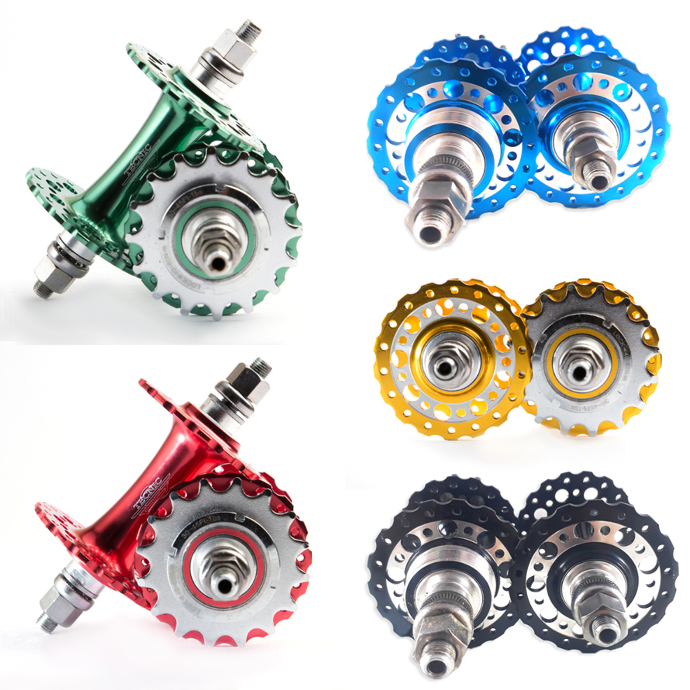 Tecnic Front and Rear Hub #269 Alloy Fixie Hub with 16T Sprocket 36 ...