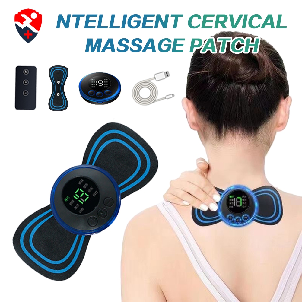 Mini Wireless Remote Control Massager Cervical Shoulder Body Massager ...