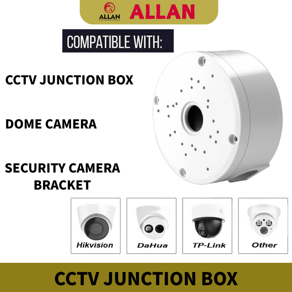 ALLAN Dome Camera Junction Box Security Camera Bracket CCTV IP ...