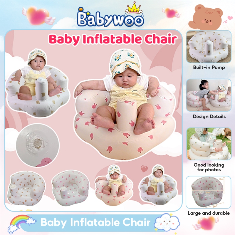 Inflatable Baby Chair Baby Sofa Chair Toddler Feeding Air Sofa Sitting ...