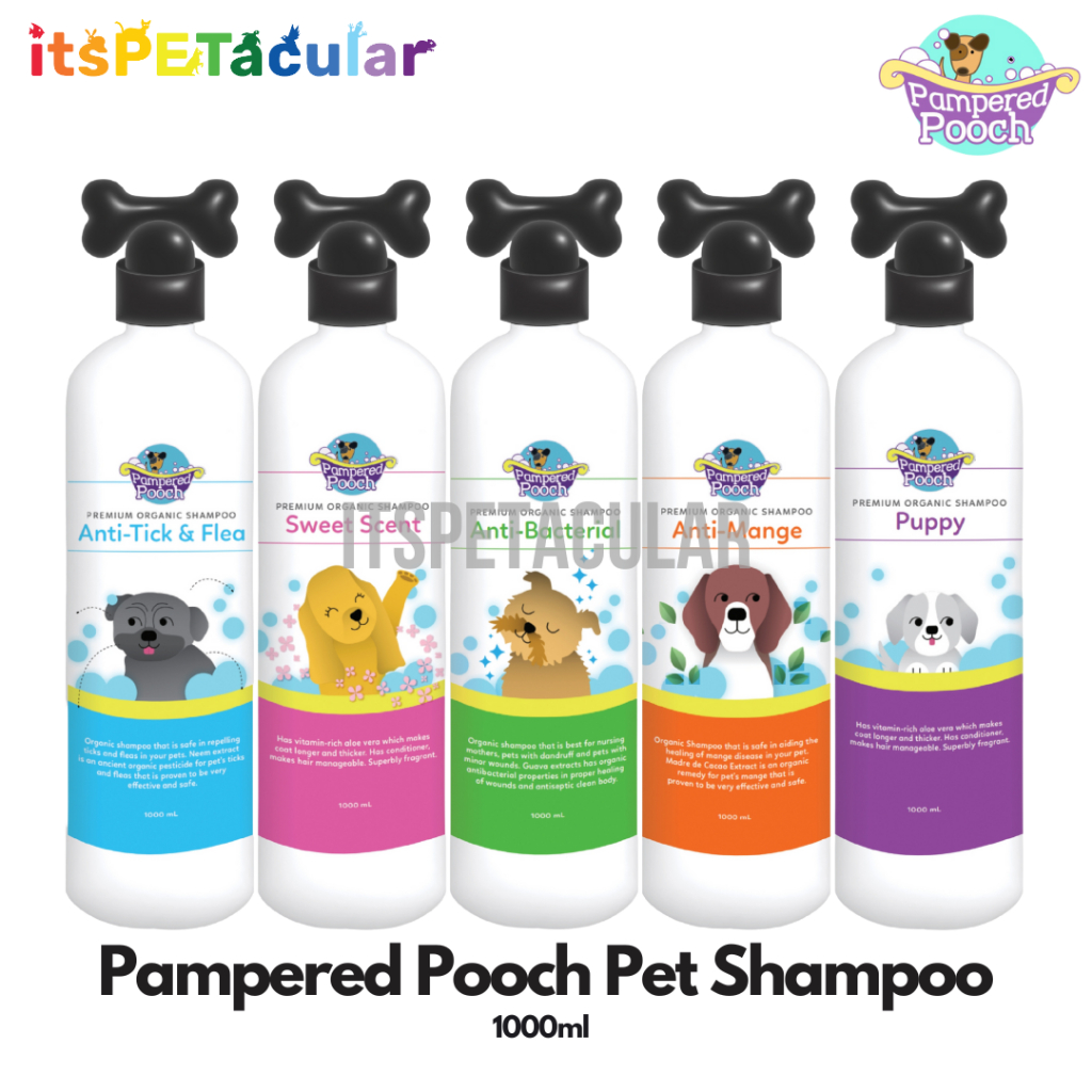 Pampered Pooch Premium Organic Pet Shampoo 1000ml | Shopee Philippines
