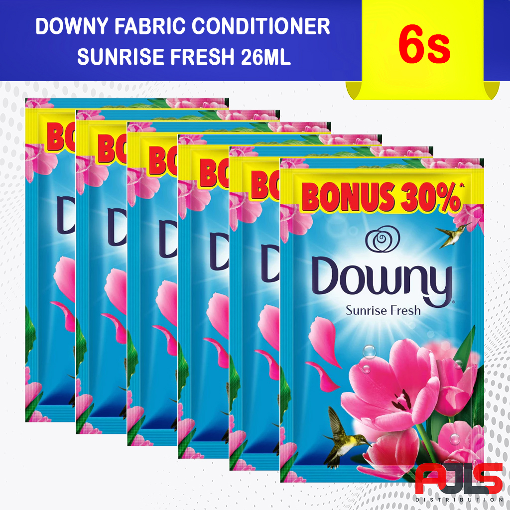 Downy Fabric Conditioner Sunrise Fresh 26ml 6's | Shopee Philippines