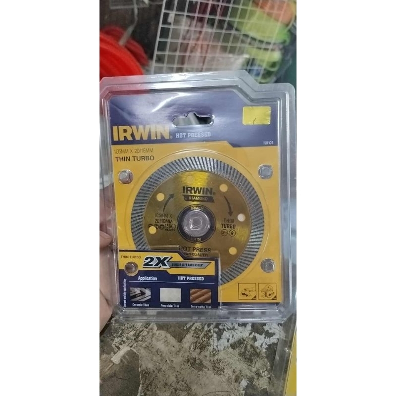 Per pc IRWIN diamond cutting disc 4" wet/dry for concret, tiles,ceremic ...