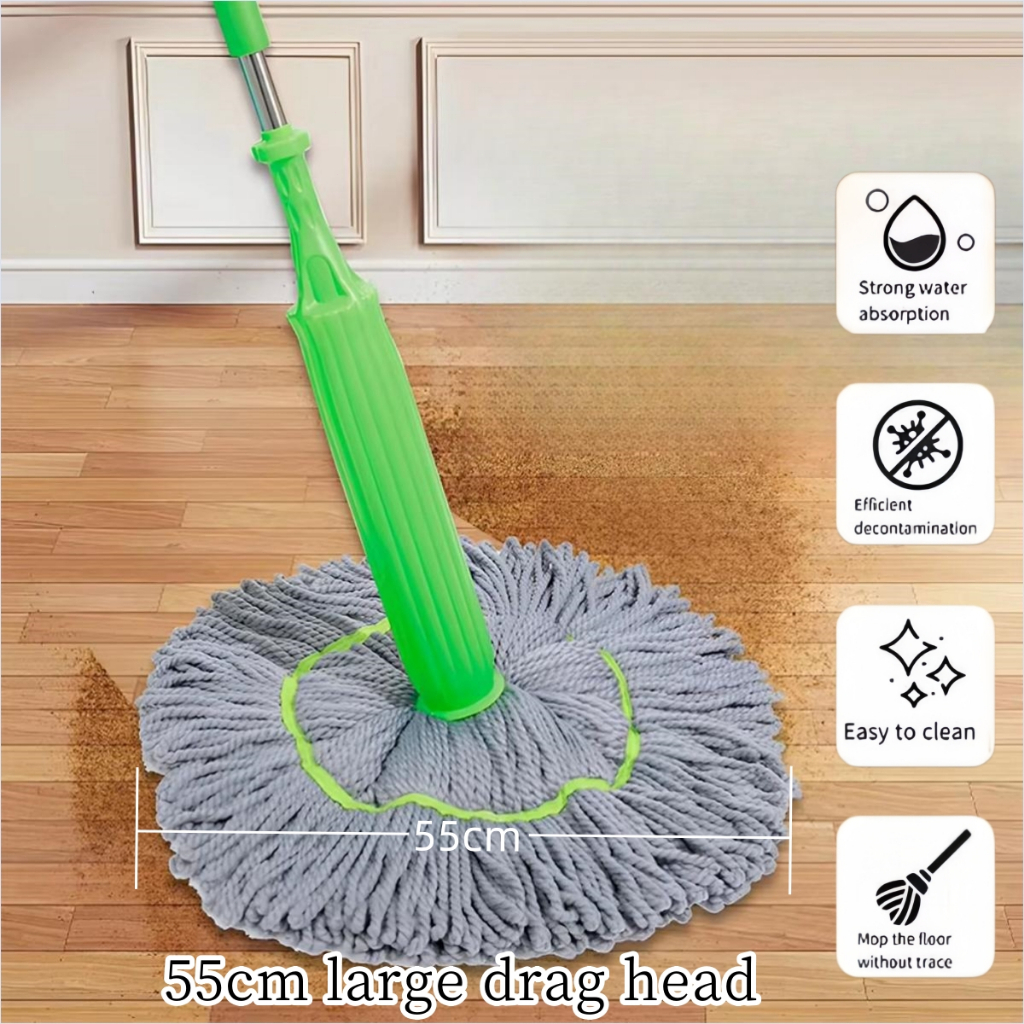 ANTT Multi Function Microfiber Mop Hanging Storage Easy Clean Mop floor ...