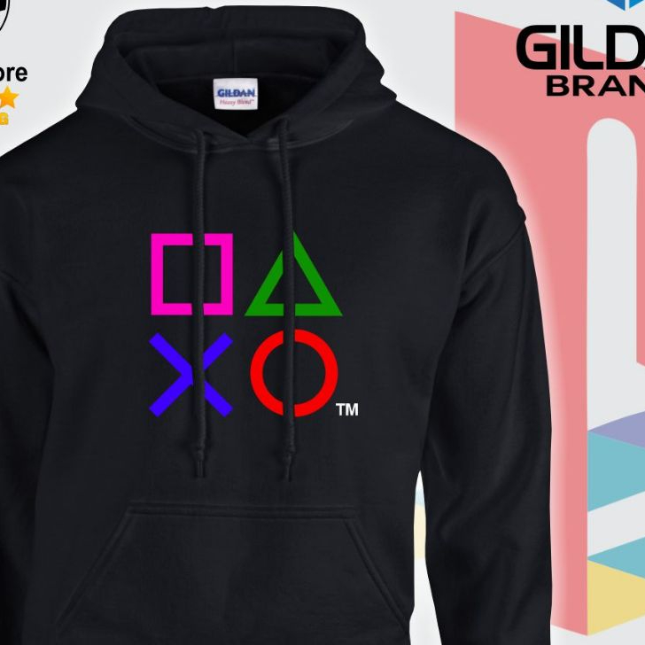 FANATICO PLAYSTATION PS4 Gamer HOODIE Jacket PLAYSTATION Gaming Sweater ...