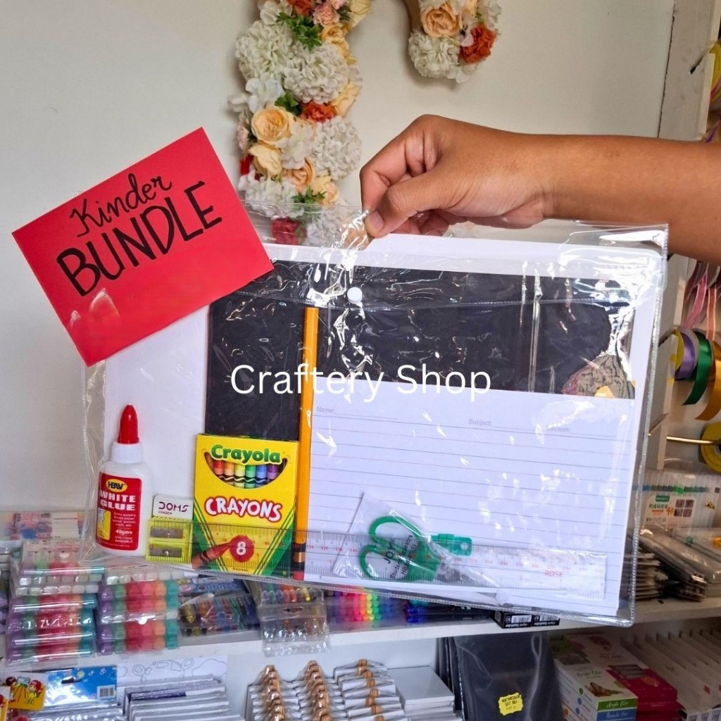 School Supplies Bundle/ Set for Kinder | Shopee Philippines