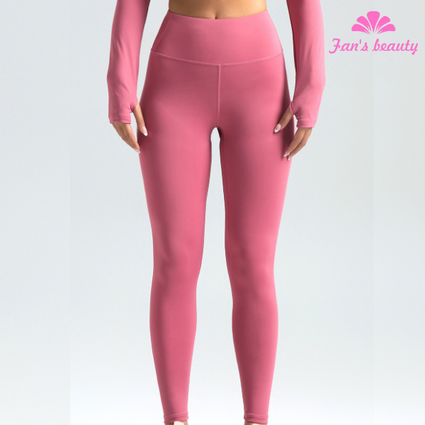 Isabelle.Q Super Elastic Plain Yoga Leggings with T-Line - Stretch Silk ...