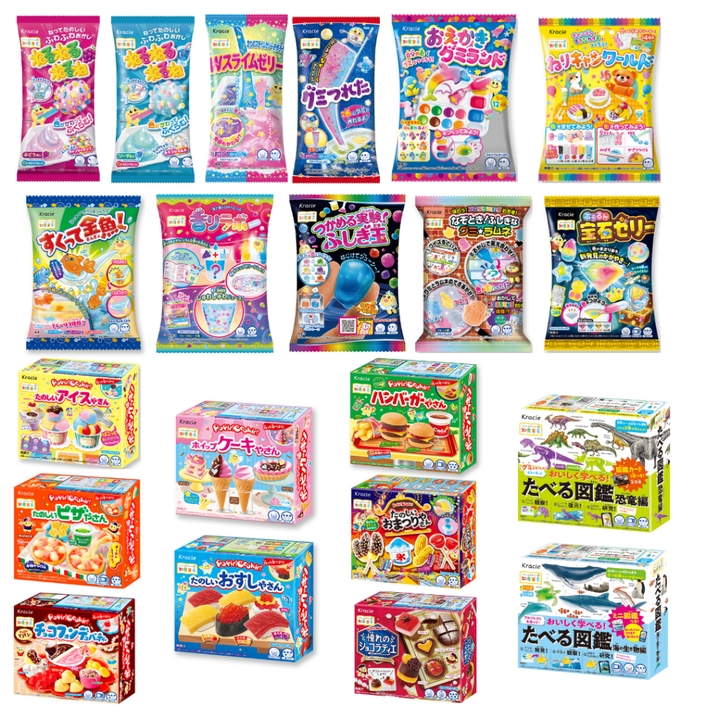 Kracie Poppin' Cookin' Edible DIY Candy Kit, 22 varieties, educational ...