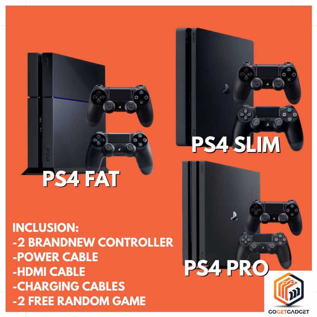 ORIGINAL PS4 BUNDLE- FAT, SLIM, PRO | Shopee Philippines