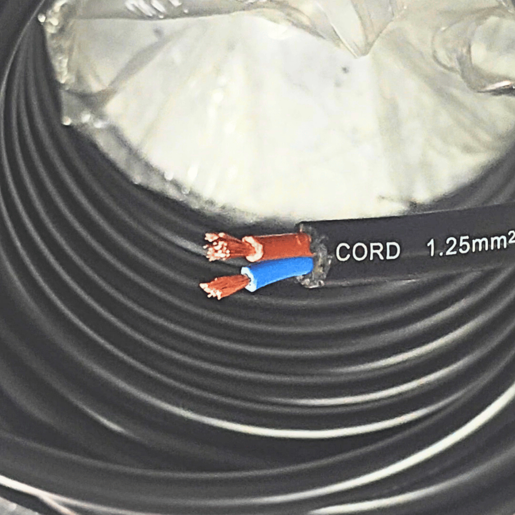 FMJ 1 Roll 50 Meters Royal Cord 16/2C 1.25mm Cable Heavy Duty Thick ...