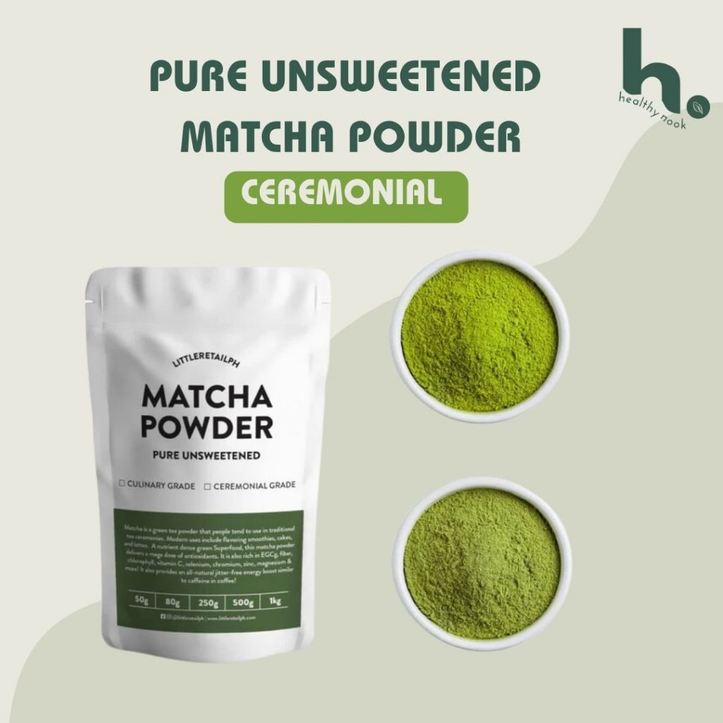 Pure Unsweetened Matcha Ceremonial 100g | 250g | Shopee Philippines
