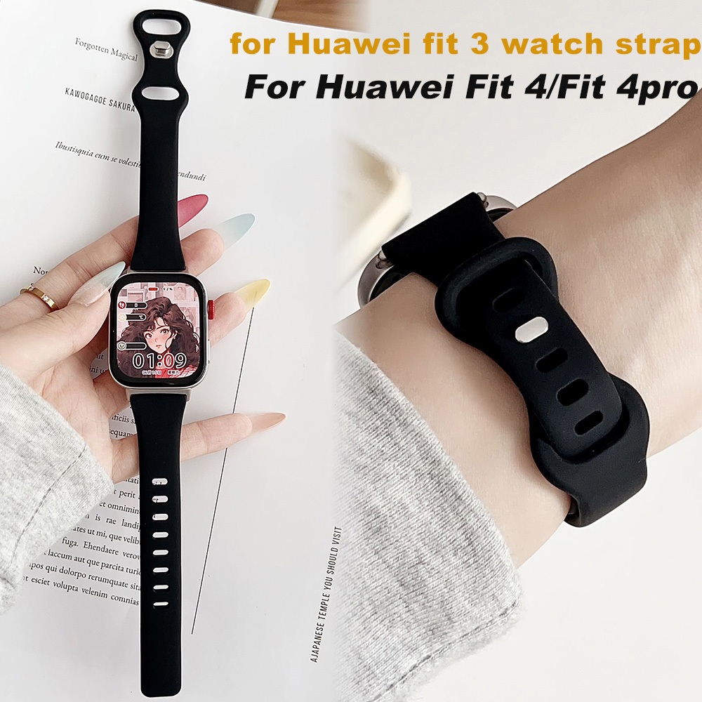 silicone sports Strap for Huawei fit 3/4 4pro watch strap female summer ...