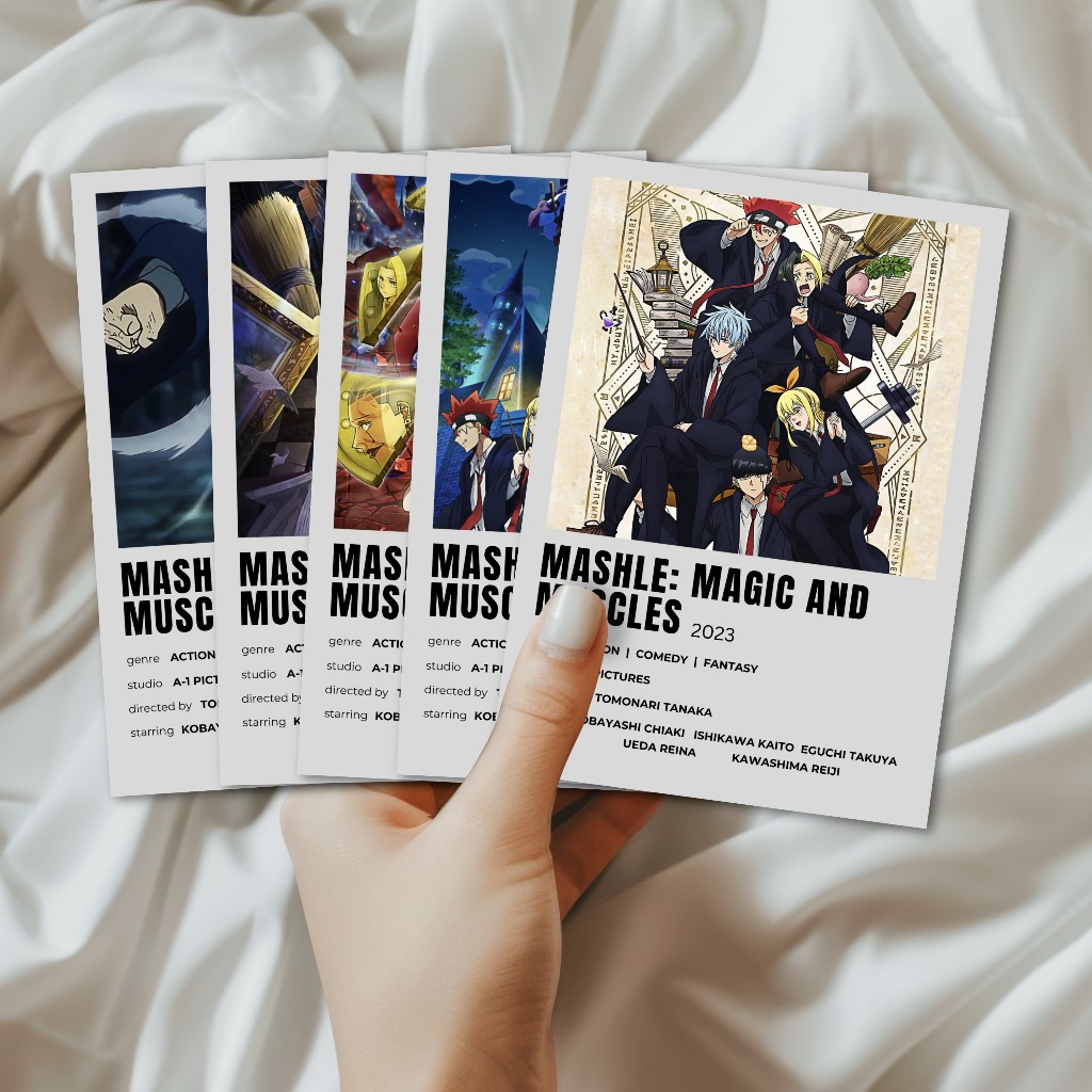 MASHLE: MAGIC AND MUSCLES ANIME POSTER (HIGH QUALITY PRINT) WALL ART ...